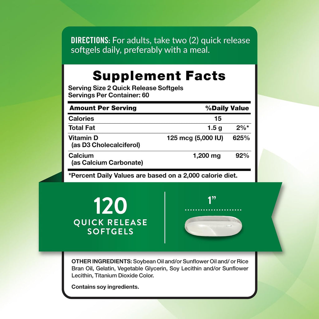 Calcium with Vitamin D3 benefits