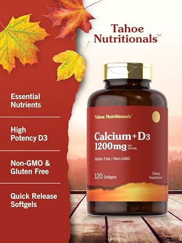 Calcium with Vitamin D3 for better absorption