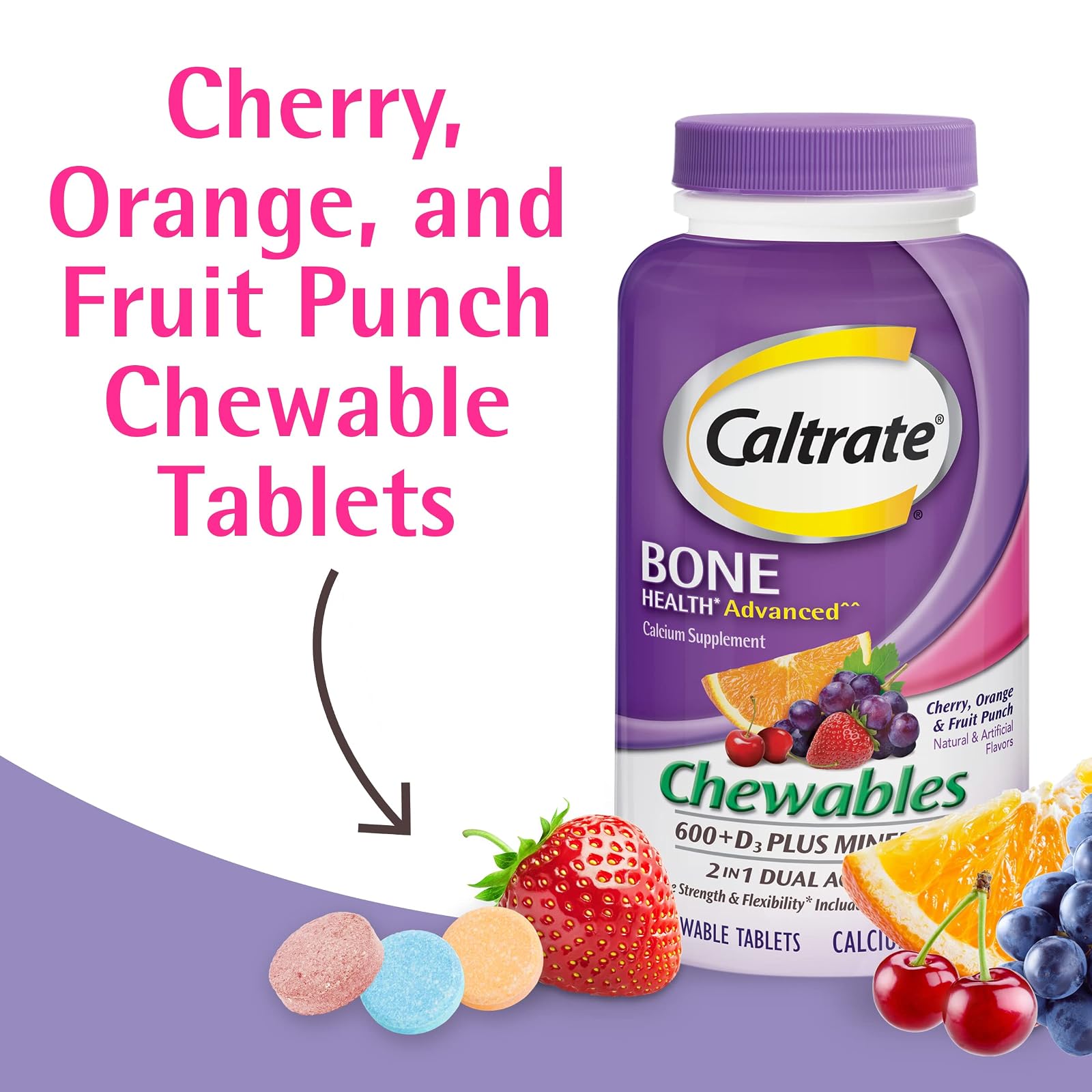 Calcium with vitamin D3 supplement