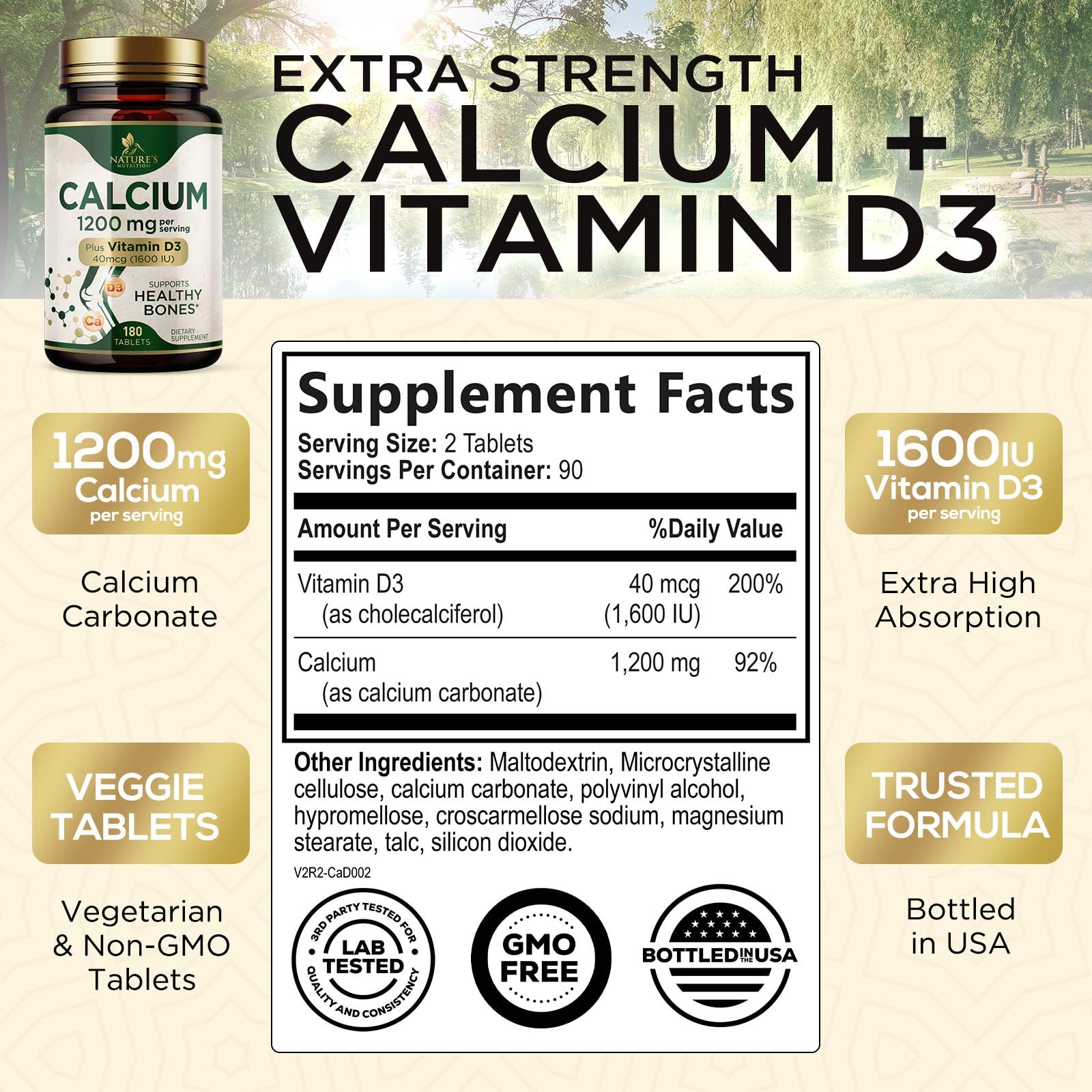Calcium with Vitamin D3 supplement