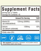 Calcium with Vitamin D3 supplement