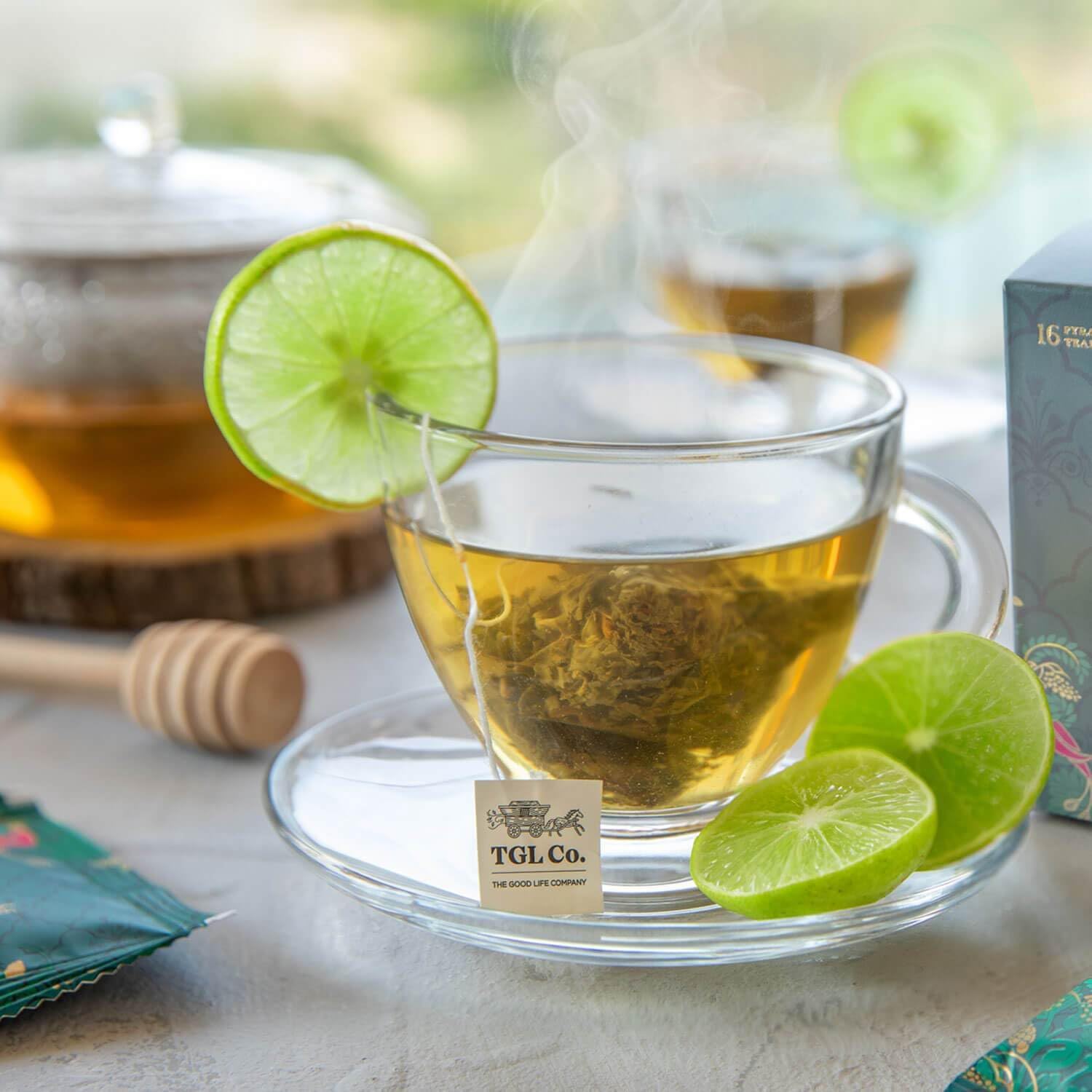 Calendula flower green tea