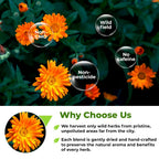 calendula flower tea for wellness