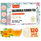calendula flowers tea bags for relaxation