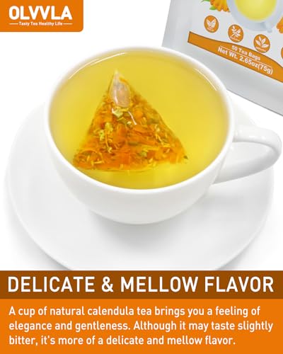 calendula flowers tea for skin health