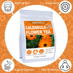 calendula flowers tea for skin health