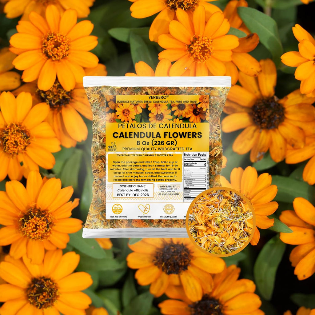 calendula flowers tea for wellness