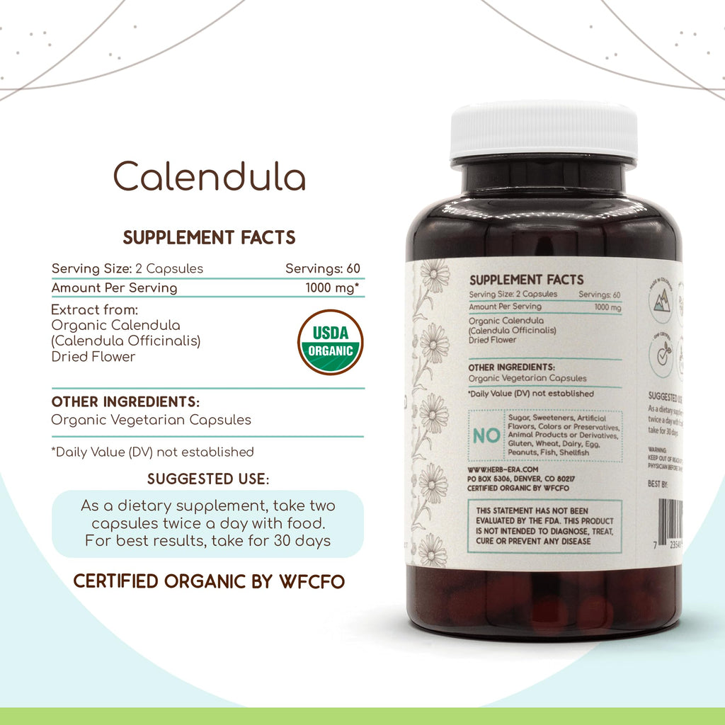 Calendula officinalis dried flower benefits
