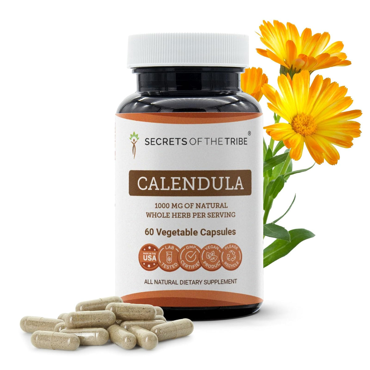 Calendula Officinalis vitamin A capsules