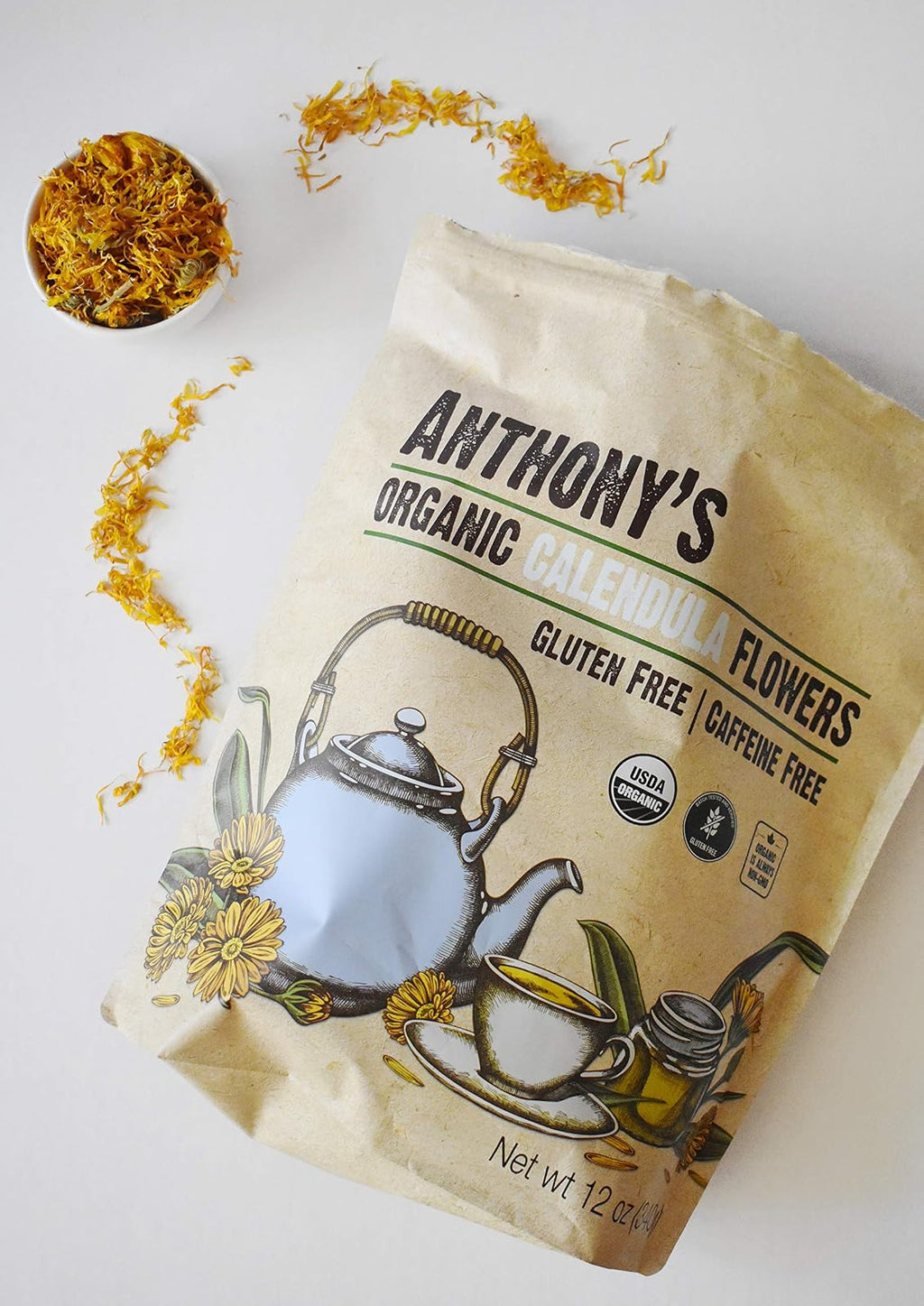 calendula petals for herbal detox