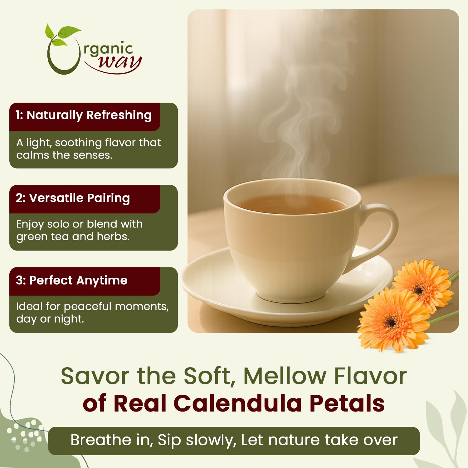 calendula petals for skin health
