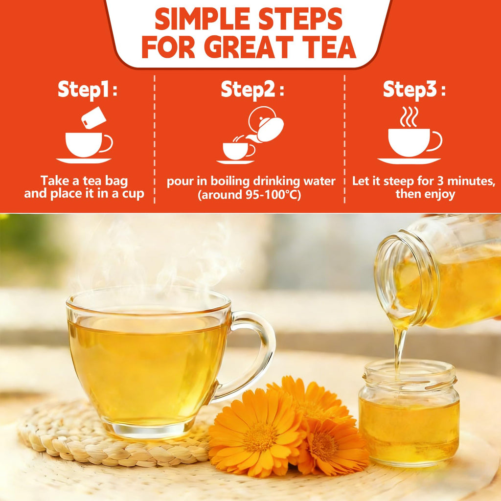 calendula tea bags for skin health