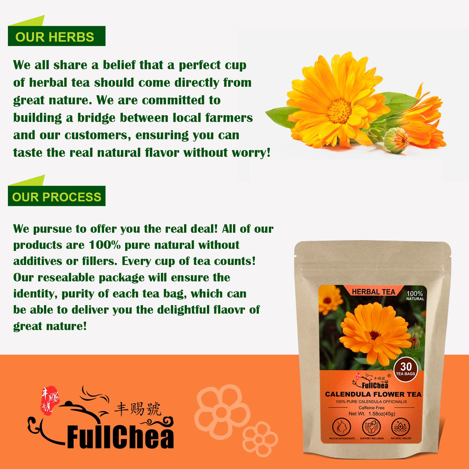 calendula tea for skin health