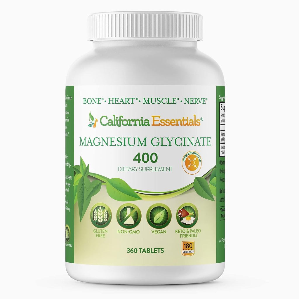 California Essentials magnesium glycinate capsules