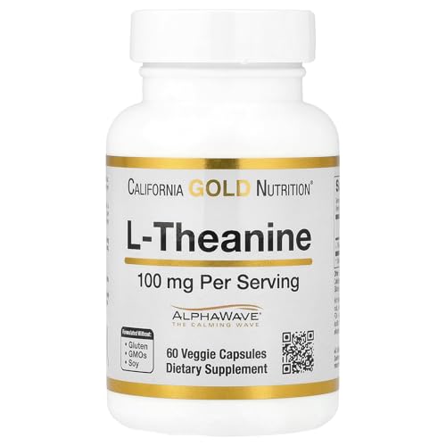 California Gold L-Theanine capsules
