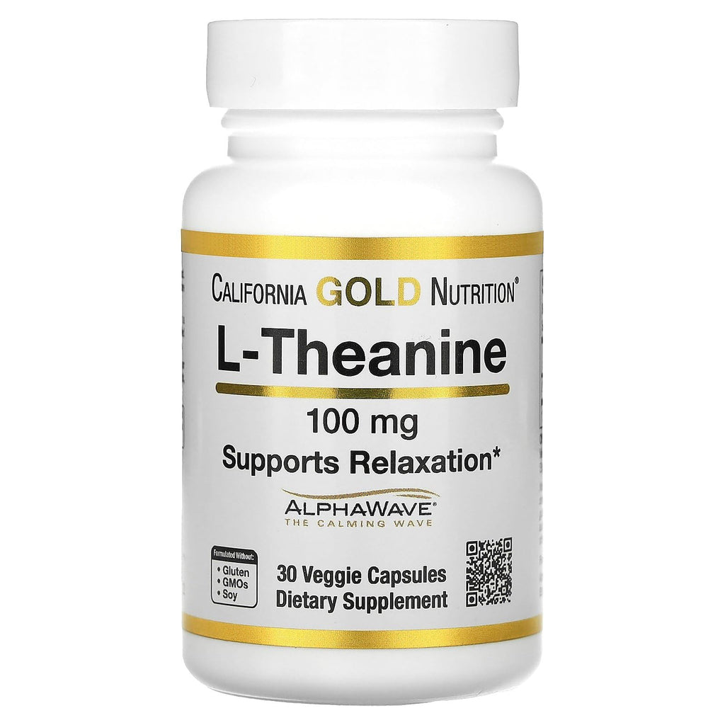 California Gold L-Theanine relaxation capsules