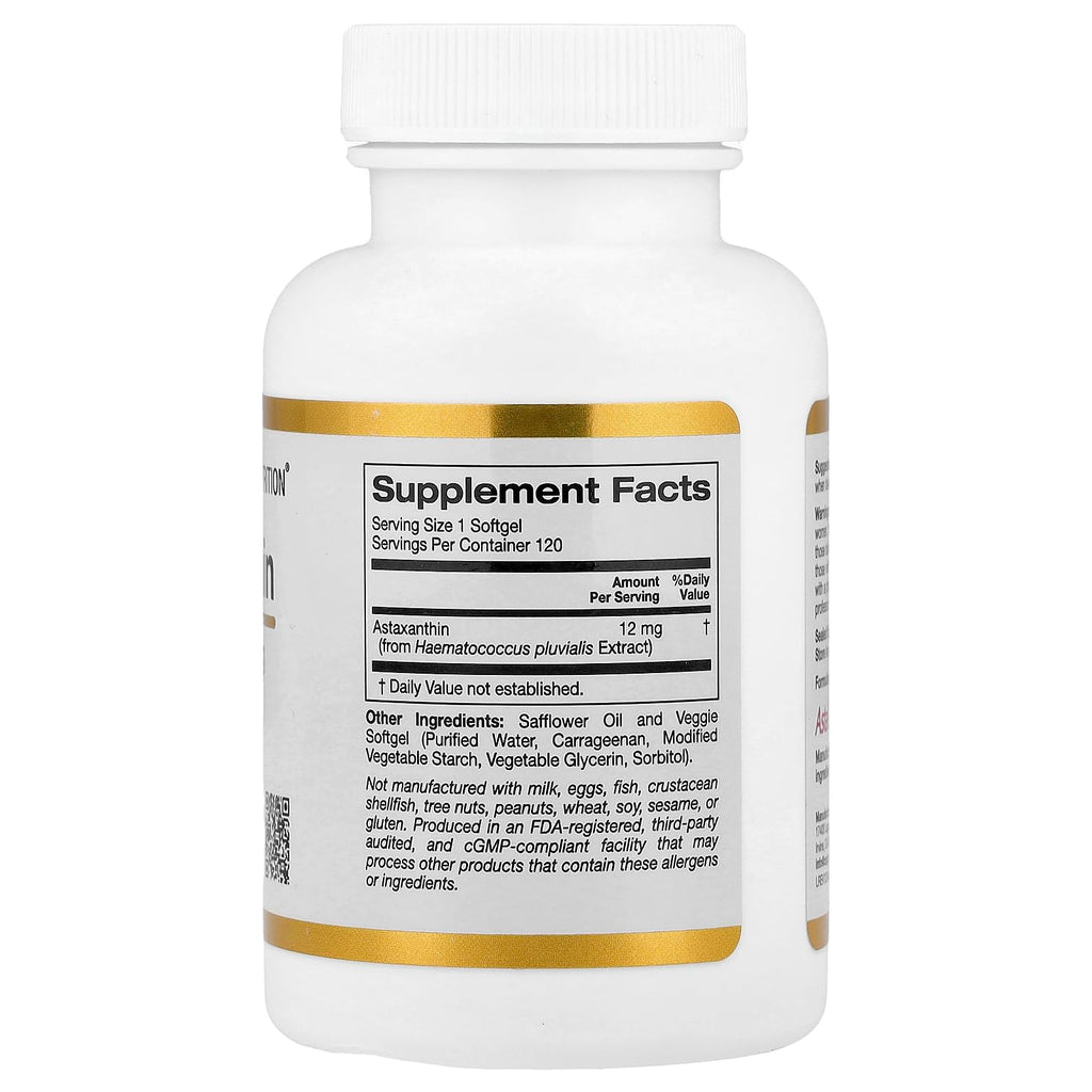 California Gold Nutrition astaxanthin benefits
