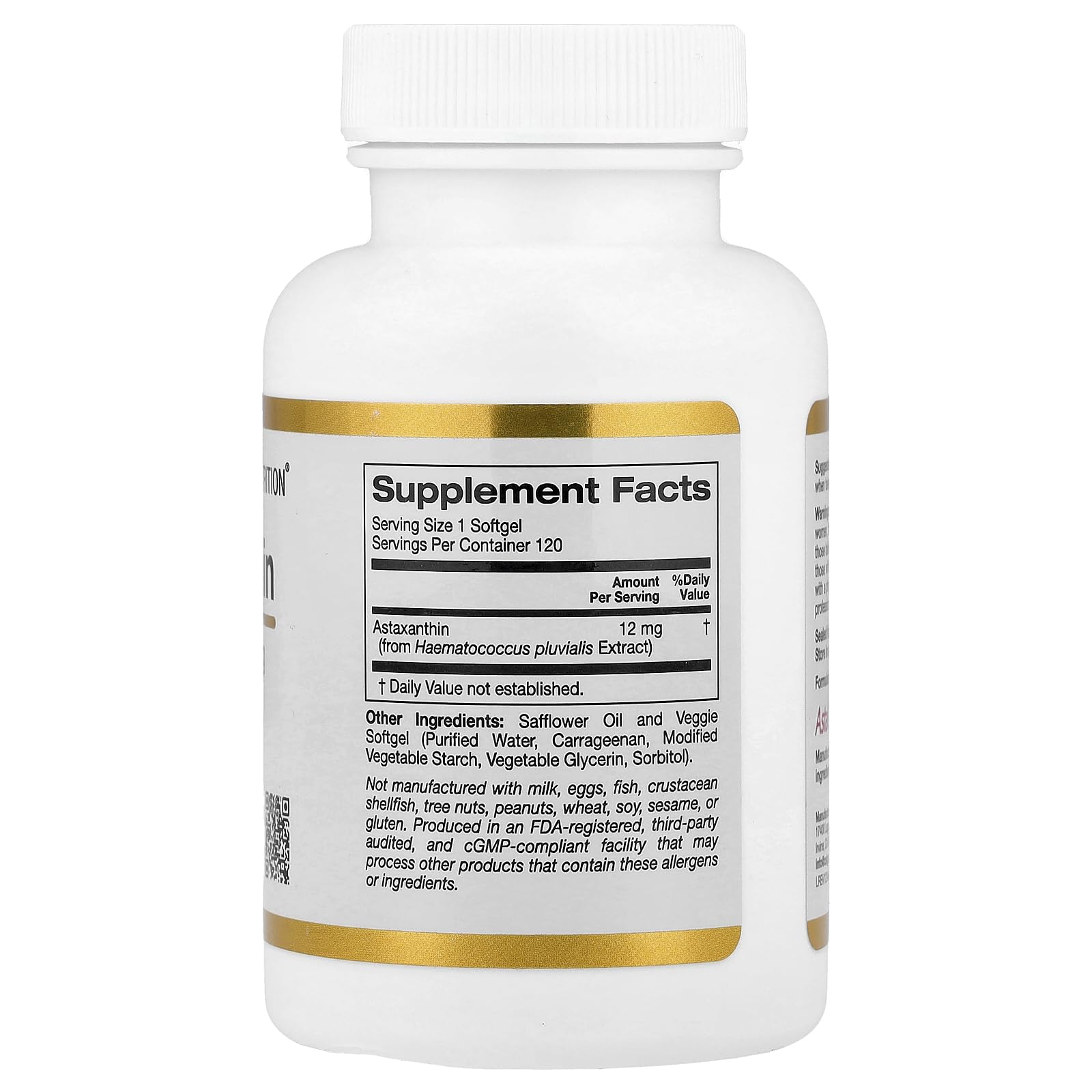 California Gold Nutrition astaxanthin benefits