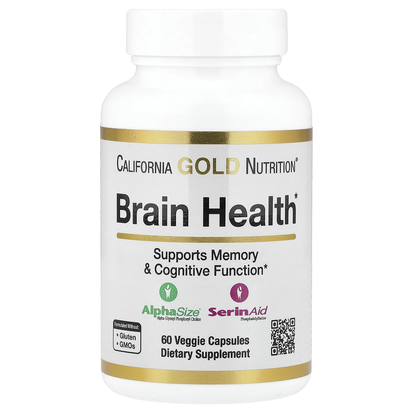 California Gold Nutrition brain health support