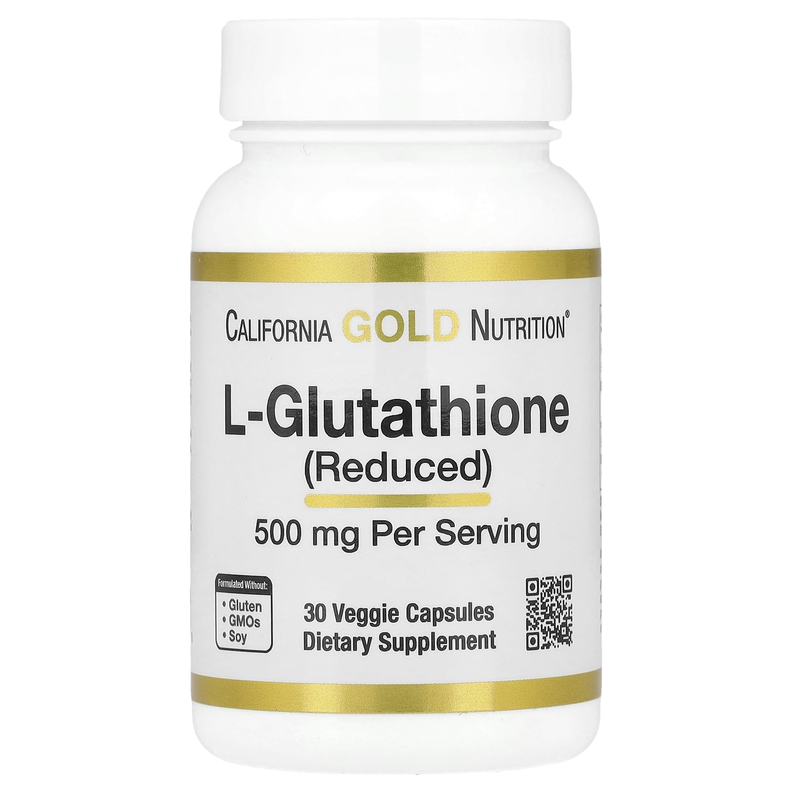California Gold Nutrition L-Glutathione capsules