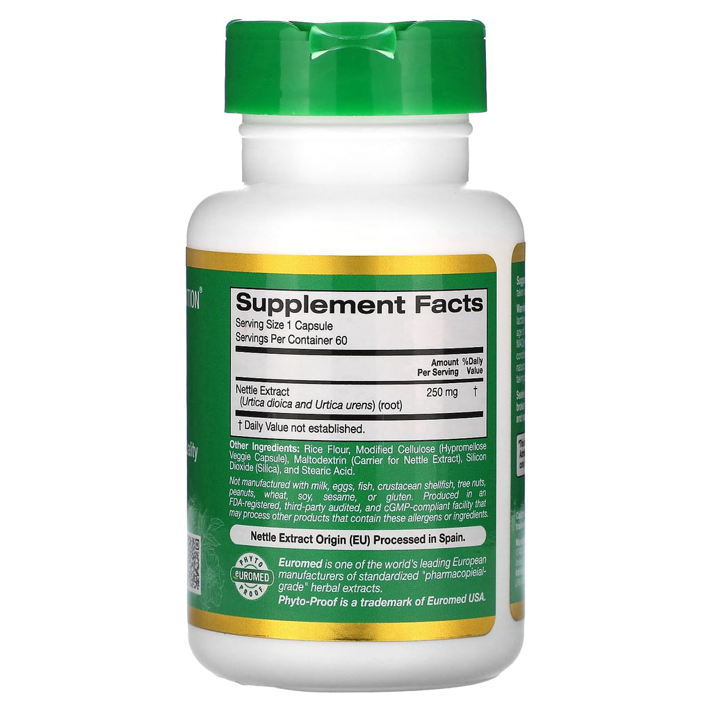 California Gold Nutrition nettle capsules