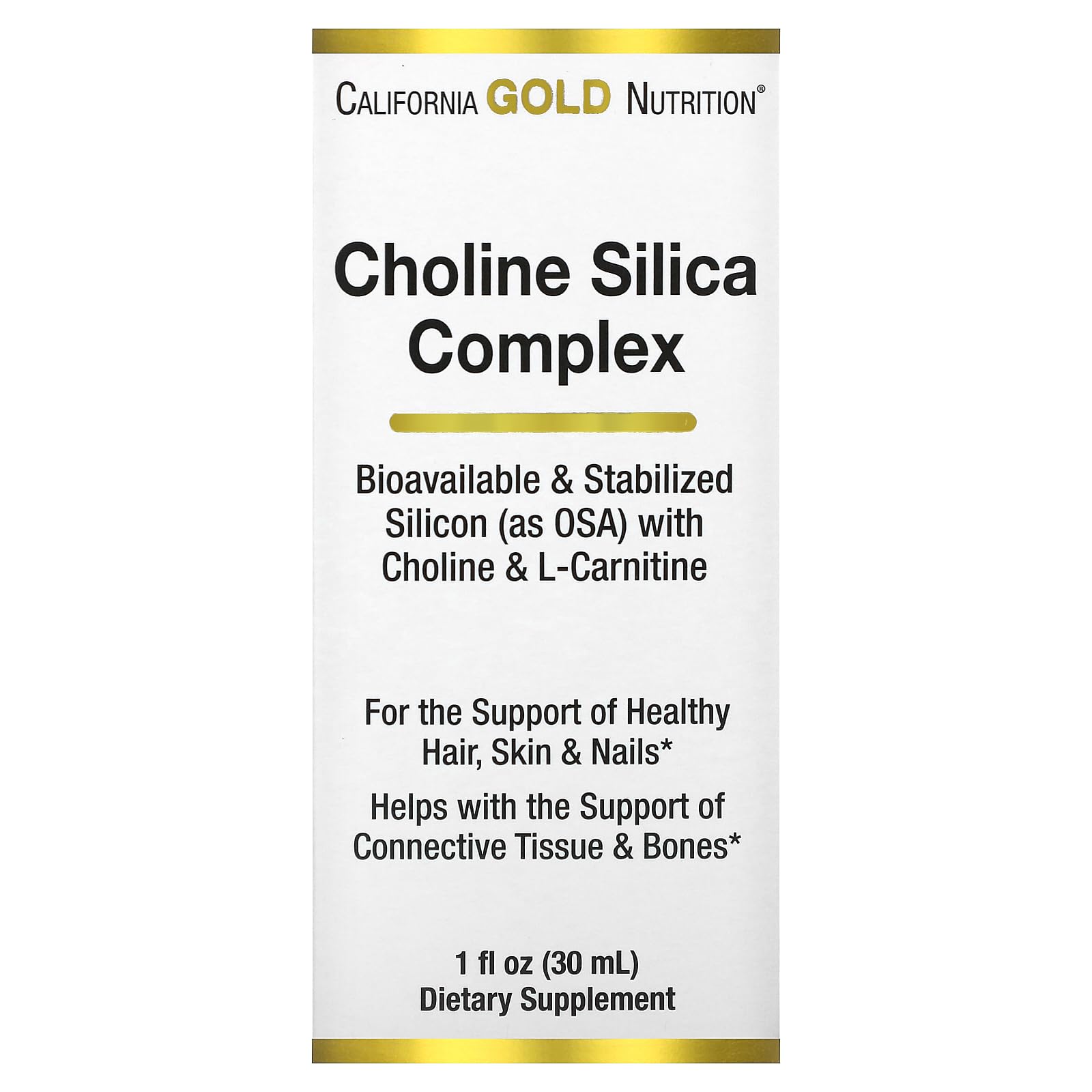 California Gold Nutrition silicon supplement