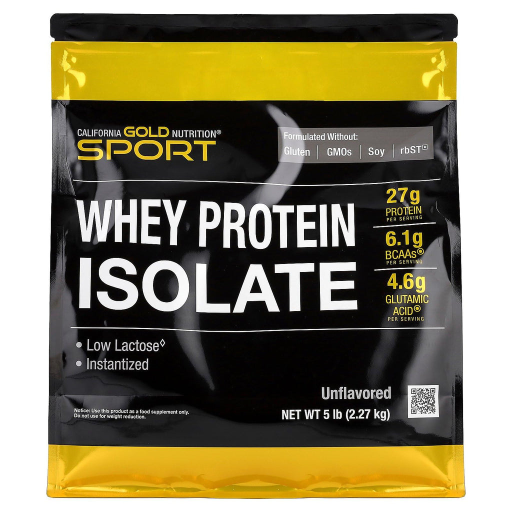 California Gold Nutrition whey protein isolate