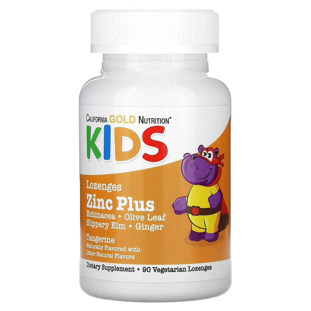 California Gold Nutrition zinc lozenges for kids