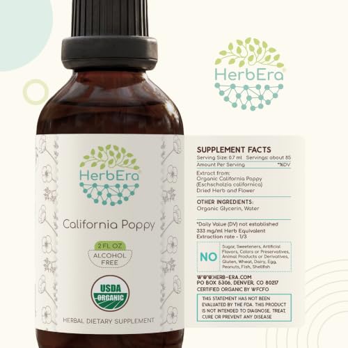 California poppy benefits for relaxation