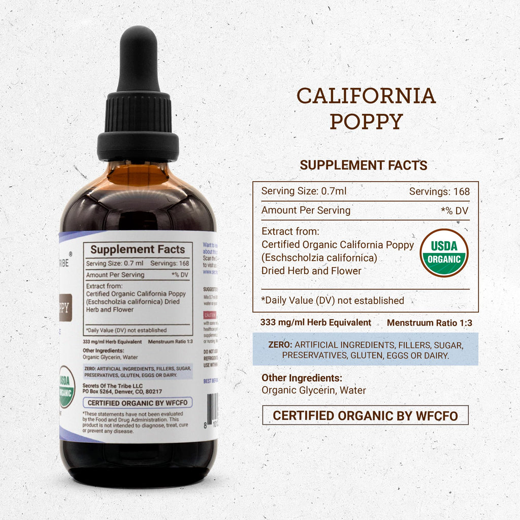 California poppy extract for stress relief