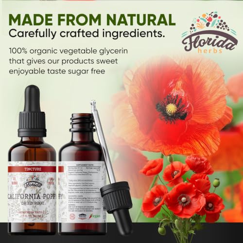 California Poppy Tincture drops