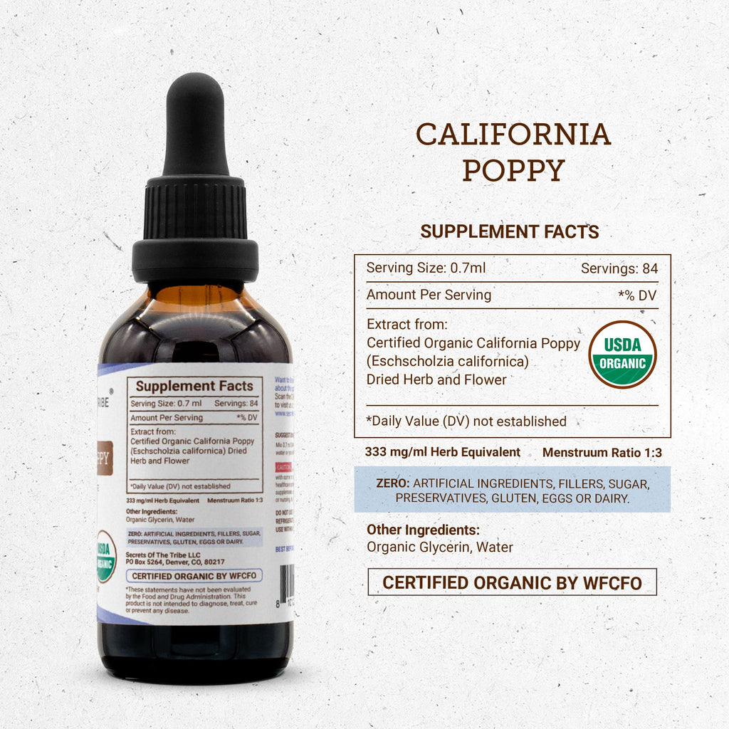 California poppy tincture for anxiety relief