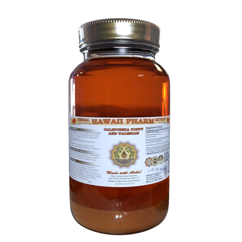 California Poppy Valerian herbal extract