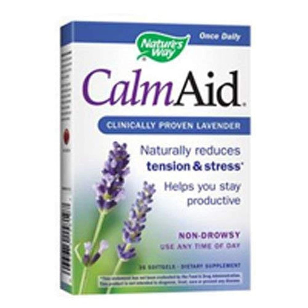Calm Aid lavender softgels for relaxation