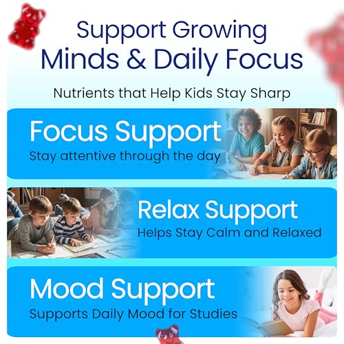 Calm and focus gummies for students