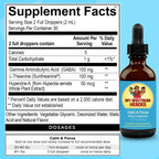 Calm and focus supplement drops for adults