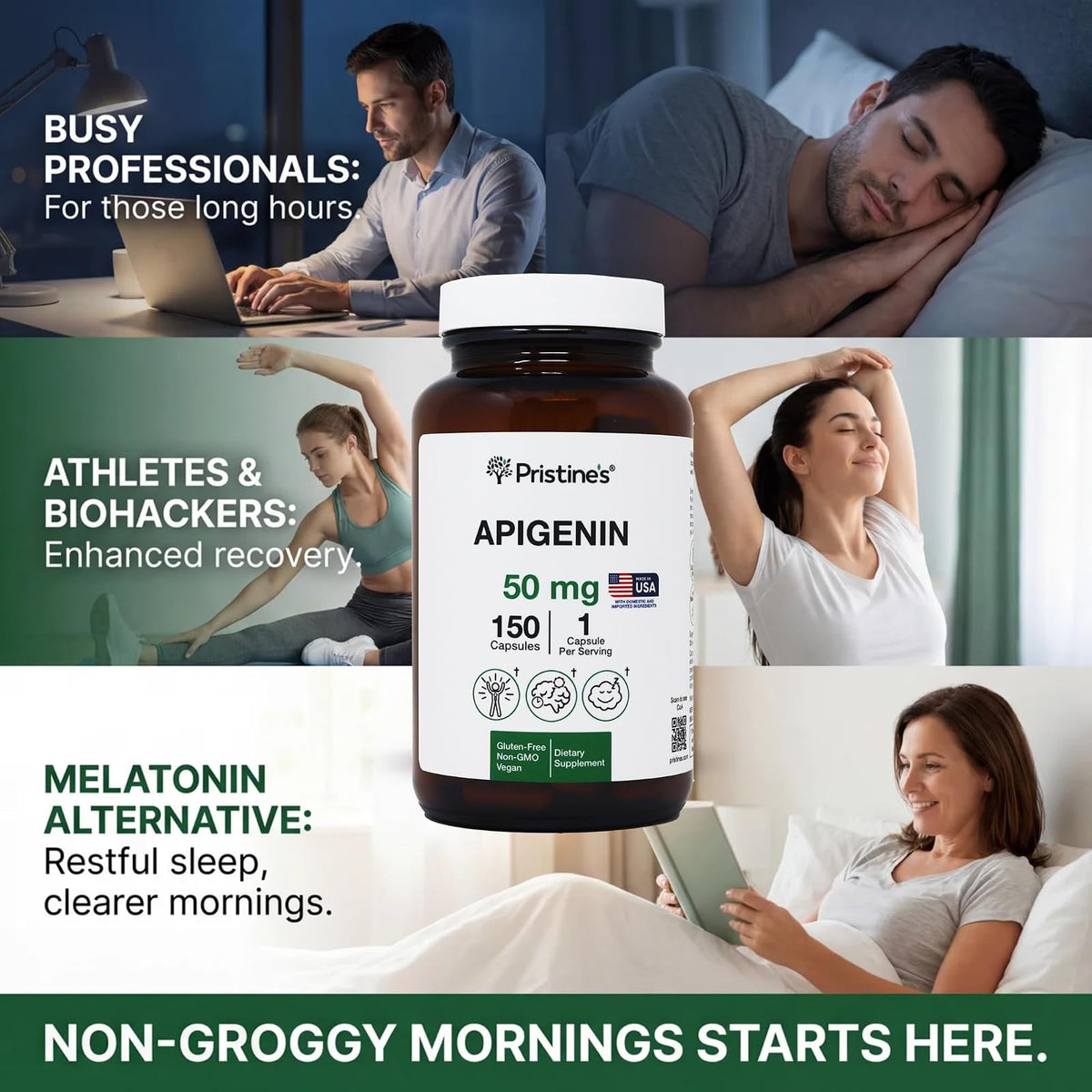 calm and relax with PRISTINE capsules