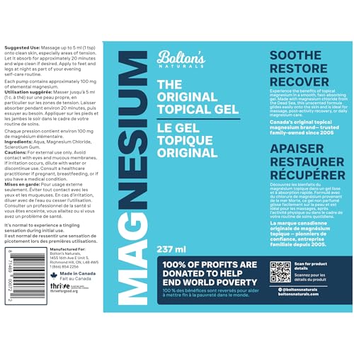 calm and relaxing magnesium cream