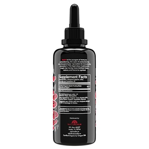 calm and sleep reishi mushroom tincture
