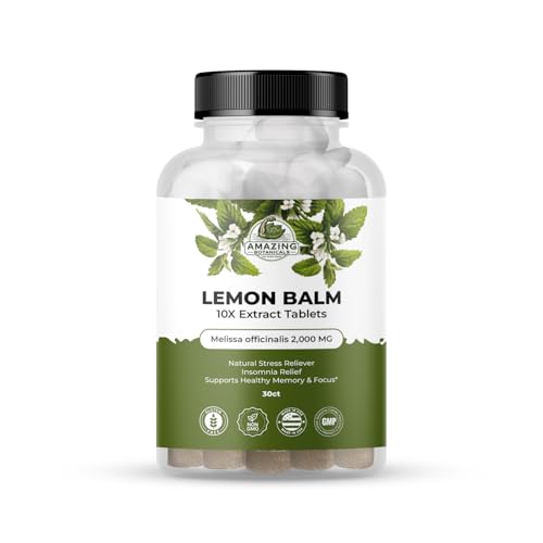 Calm and soothing Lemon Balm tablets