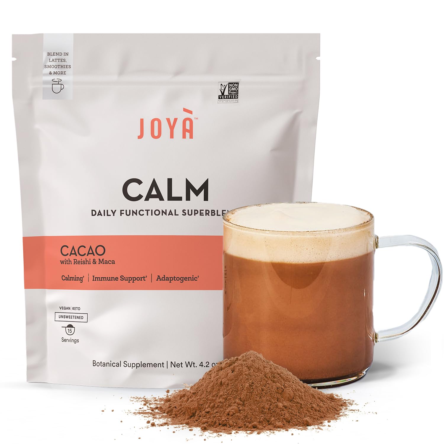 Calm Cacao mushroom powder for relaxation