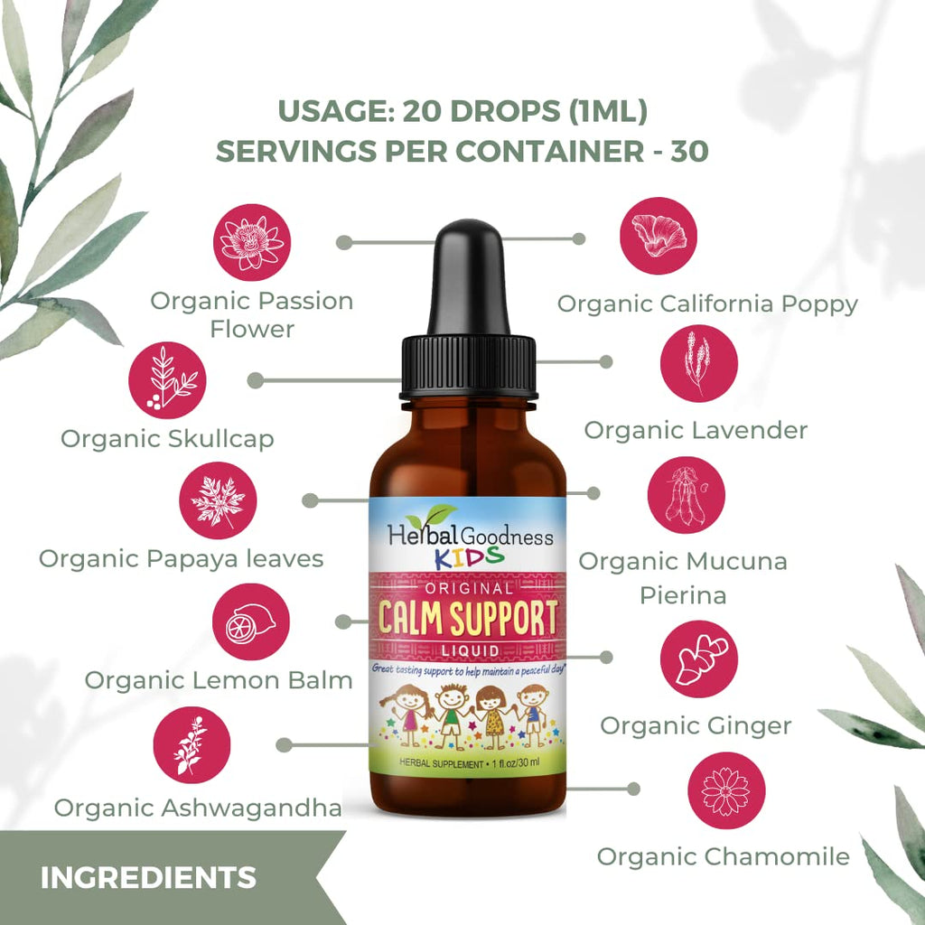 calm drops with magnesium glycinate