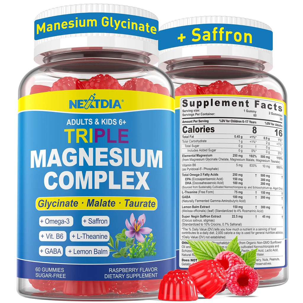 Calm Focus magnesium glycinate gummies