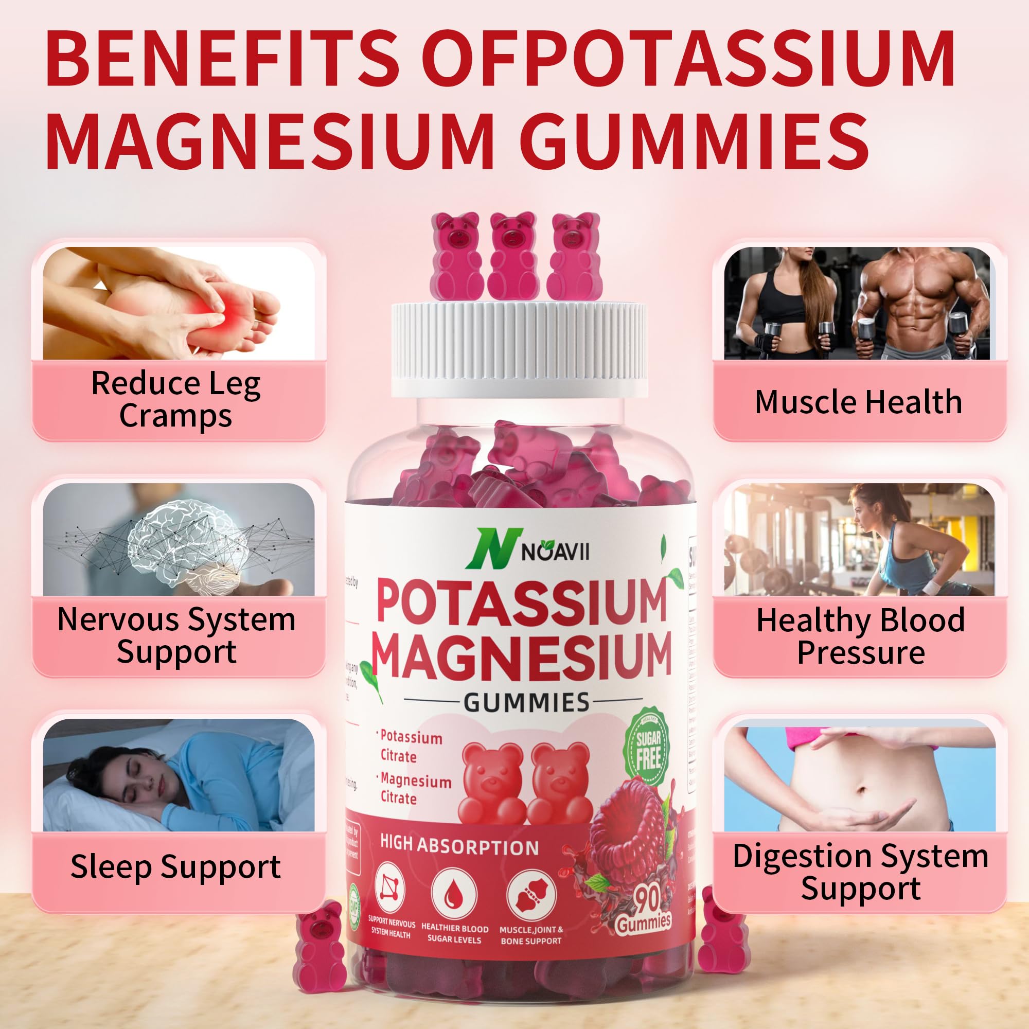 Calm formula gummies for muscle relaxation