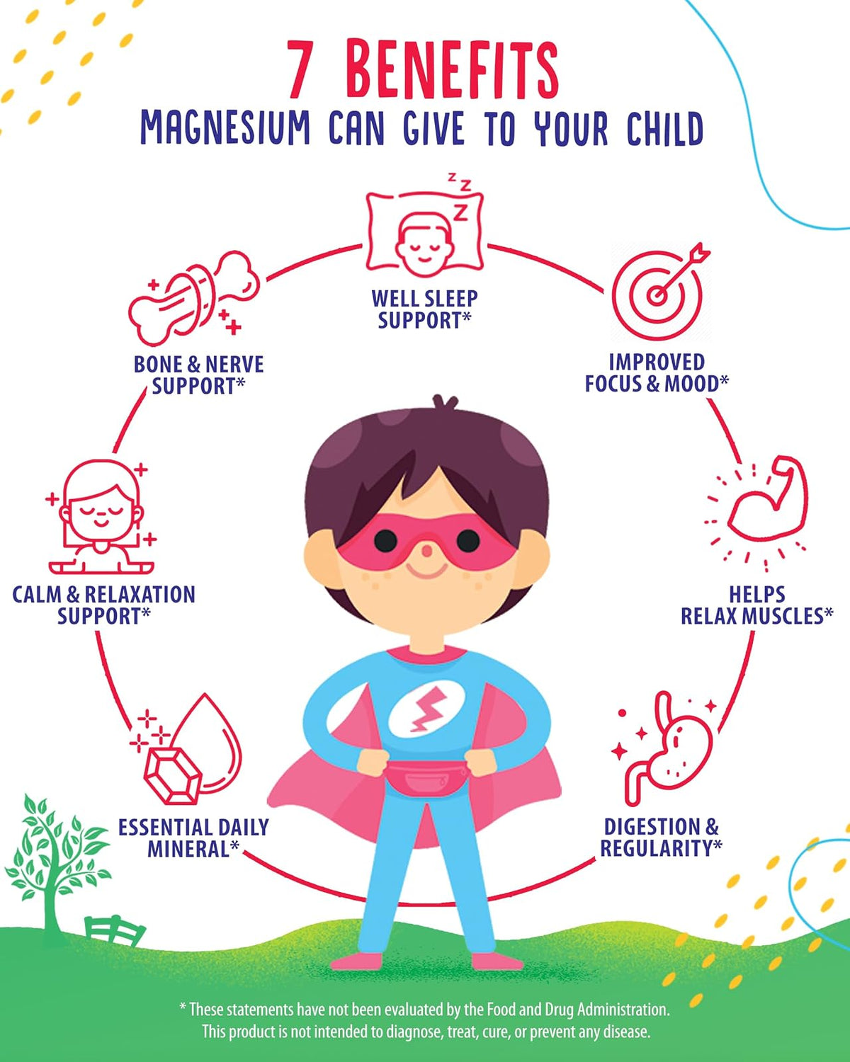 Calm gummies with magnesium for stress relief