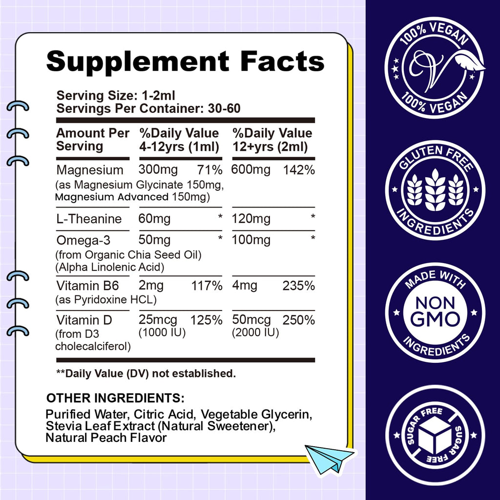Calm kids with magnesium drops
