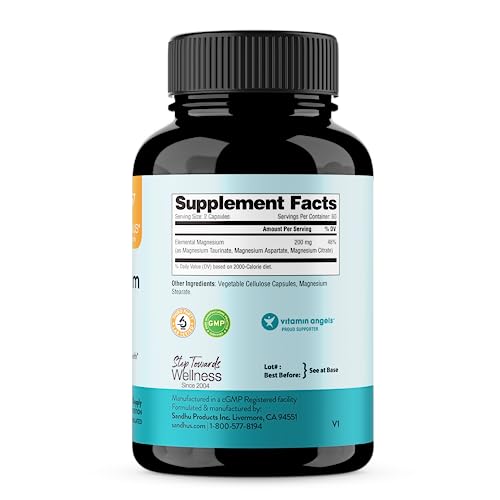 Calm magnesium capsules for everyday stress