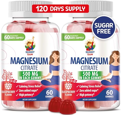 Calm magnesium citrate gummies for relaxation