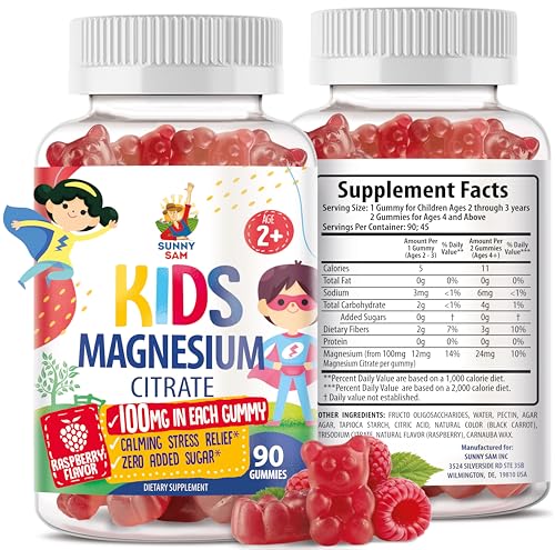 Calm magnesium citrate gummies for relaxation