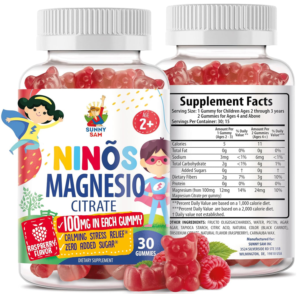 Calm magnesium citrate gummies for relaxation